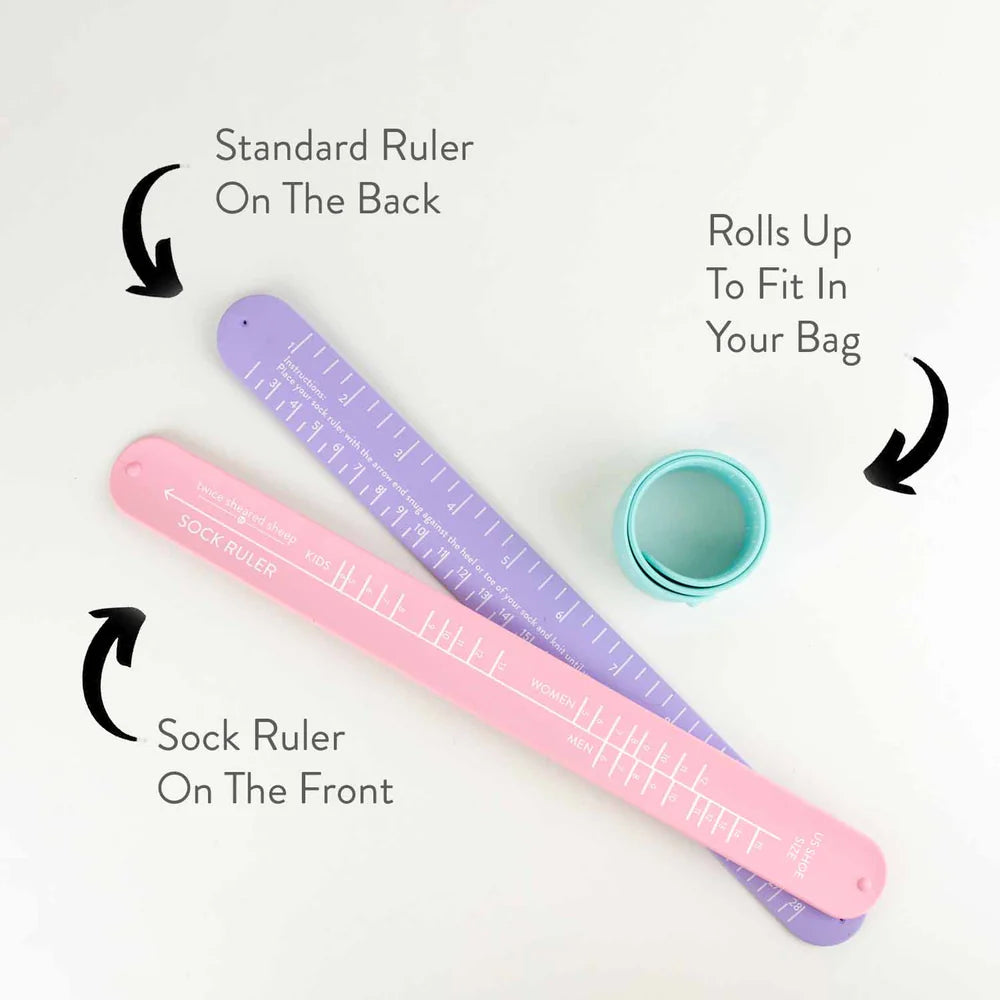 sock sizing & bracelet ruler – finchmod